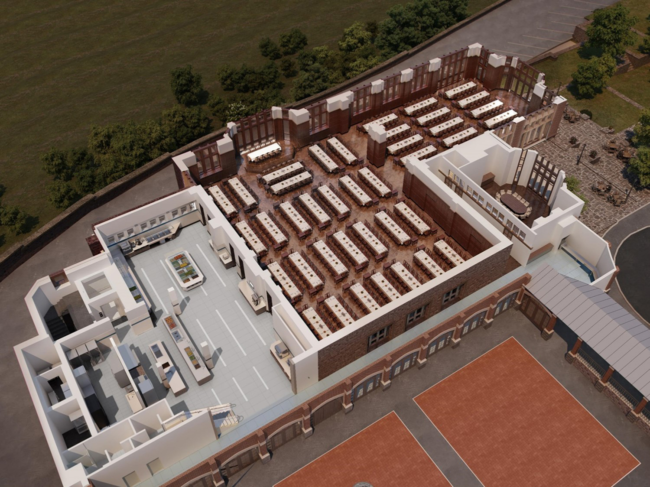 The Hill School Dining Hall - Addition and Renovation - Wohlsen ...
